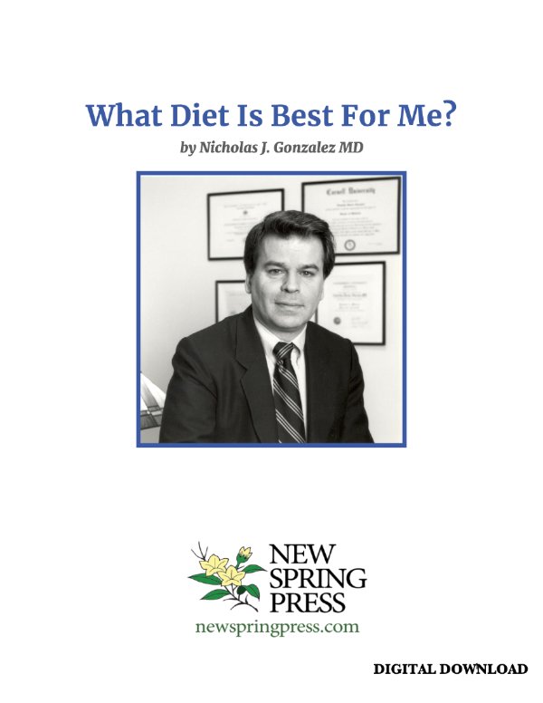 What Diet Is Best For Me New Spring Press LLC